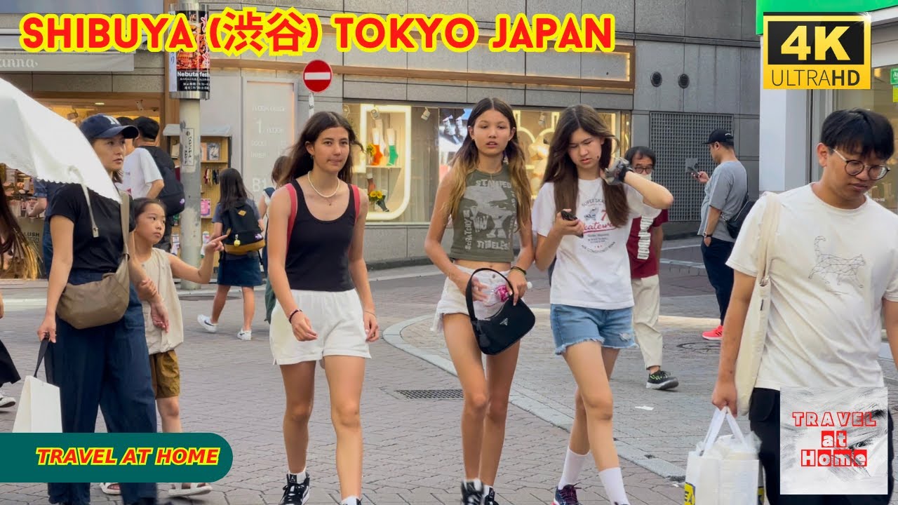 4k hdr japan travel | Walk in Shibuya (渋谷) Tokyo japan | Relaxing ...
