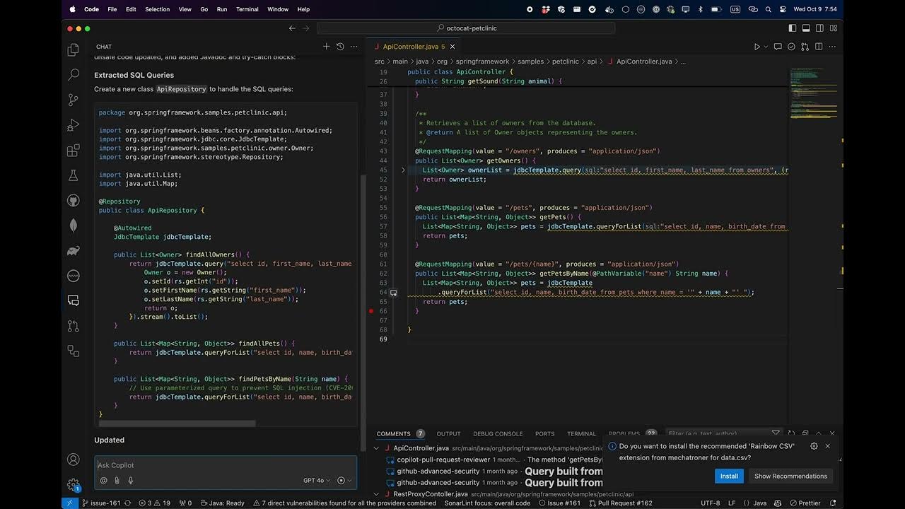 Securing & Refactoring in VSCode with Copilot - YouTube