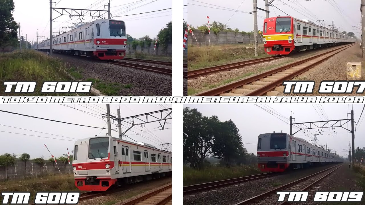 Moment Langka!!!! | KRL seri Tokyo Metro 6000 berdinas reguler di ...