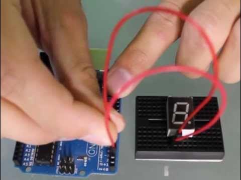 Tutorial on how to make a Single digit 7 segment Count Up - YouTube