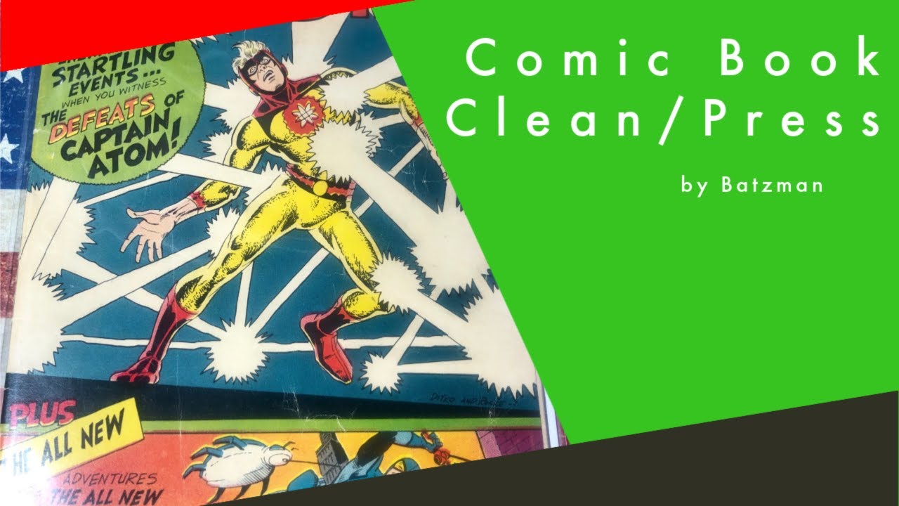 Dry Cleaning and Pressing a comic book for the first time! Ep 149 - YouTube