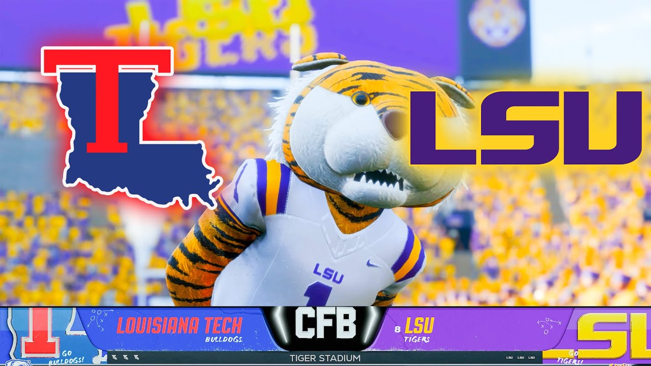 Louisiana Tech vs LSU Week 2 | College Football 26 Gameplay - YouTube