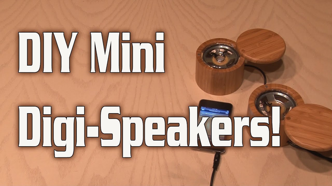 DIY Mini Digi-Speakers! - YouTube