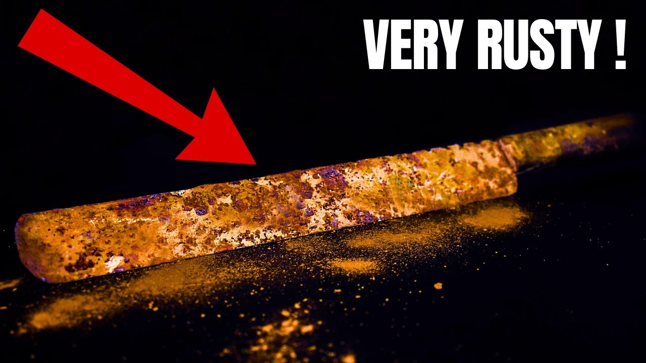 Extremely Rusted Knife Restoration. - YouTube