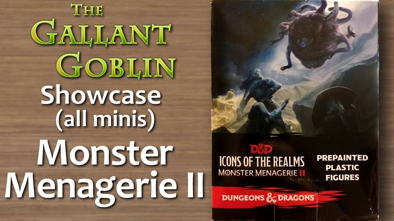 Monster Menagerie II - D&D Miniatures Icons of the Realms - YouTube