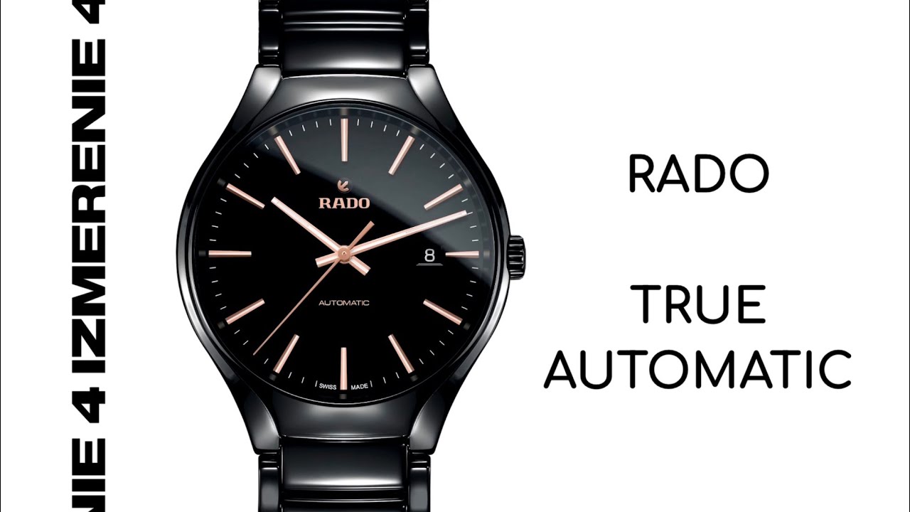 Обзор 4 Измерение RADO TRUE AUTOMATIC R27056162 - YouTube