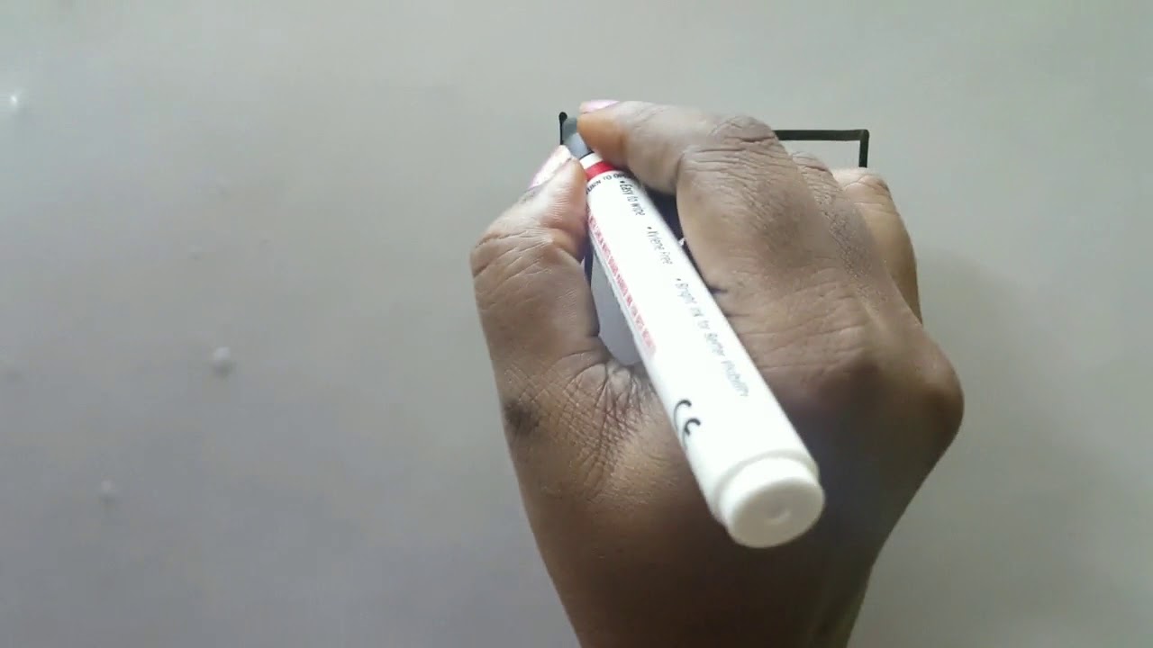 how to draw simple rectangle drawing 3 - YouTube