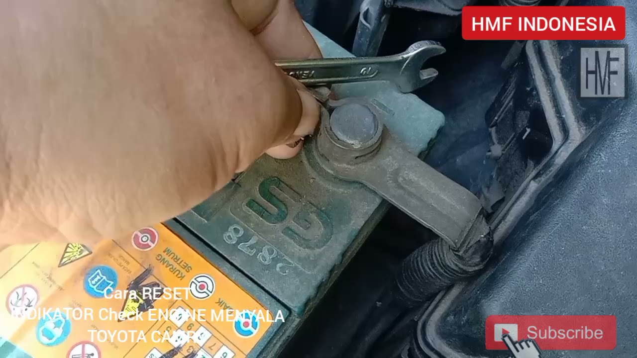 Cara RESET indikator CHECK ENGINE "menyala" pada toyota camry - YouTube