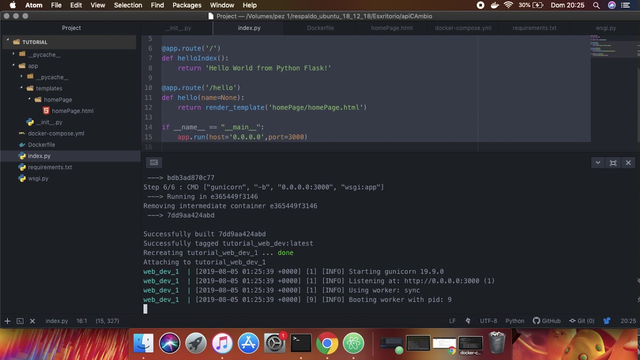 ejecutar docker compose - YouTube
