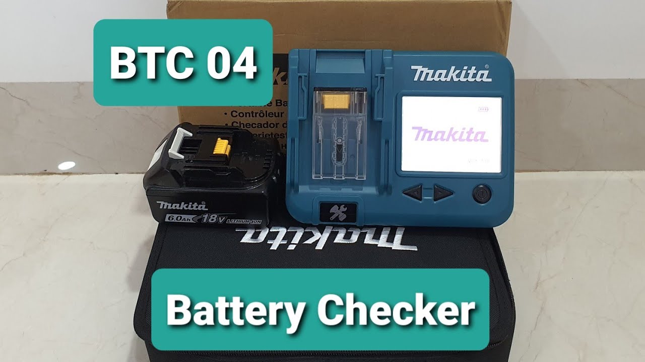 Makita Portable Battery Checker BTC 04. 16 tháng 6, 2020 - YouTube