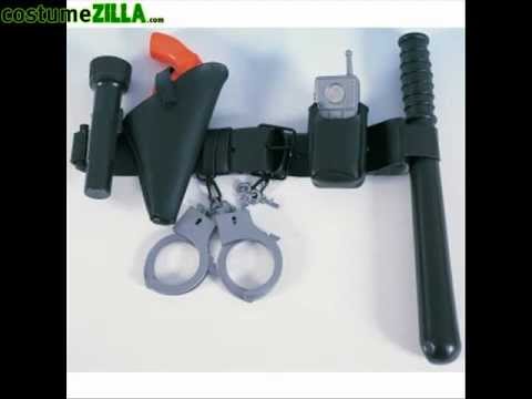 Police officer accessory belt - YouTube