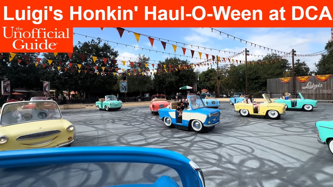 Luigi’s Honkin’ Haul-O-Ween at Disney California Adventure 2023 4K ...