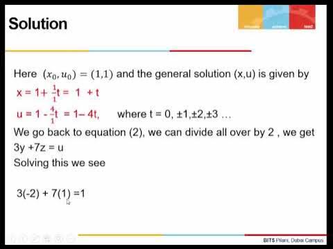 Solving Single Linear Diophantine Equation in three variables - YouTube