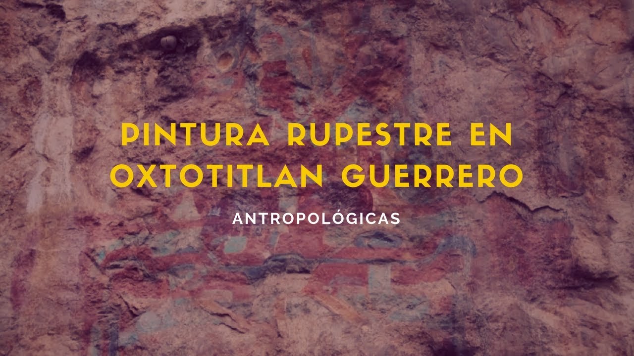 Pintura rupestre en Oxtotitlan, Guerrero. - YouTube