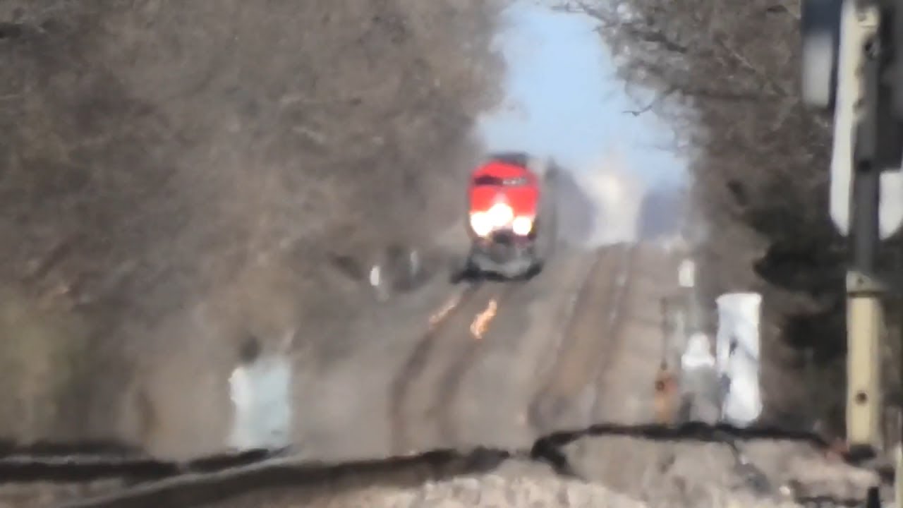 Phase 7 Amtrak 82 West in Wyanet, IL 3/18/24 - YouTube