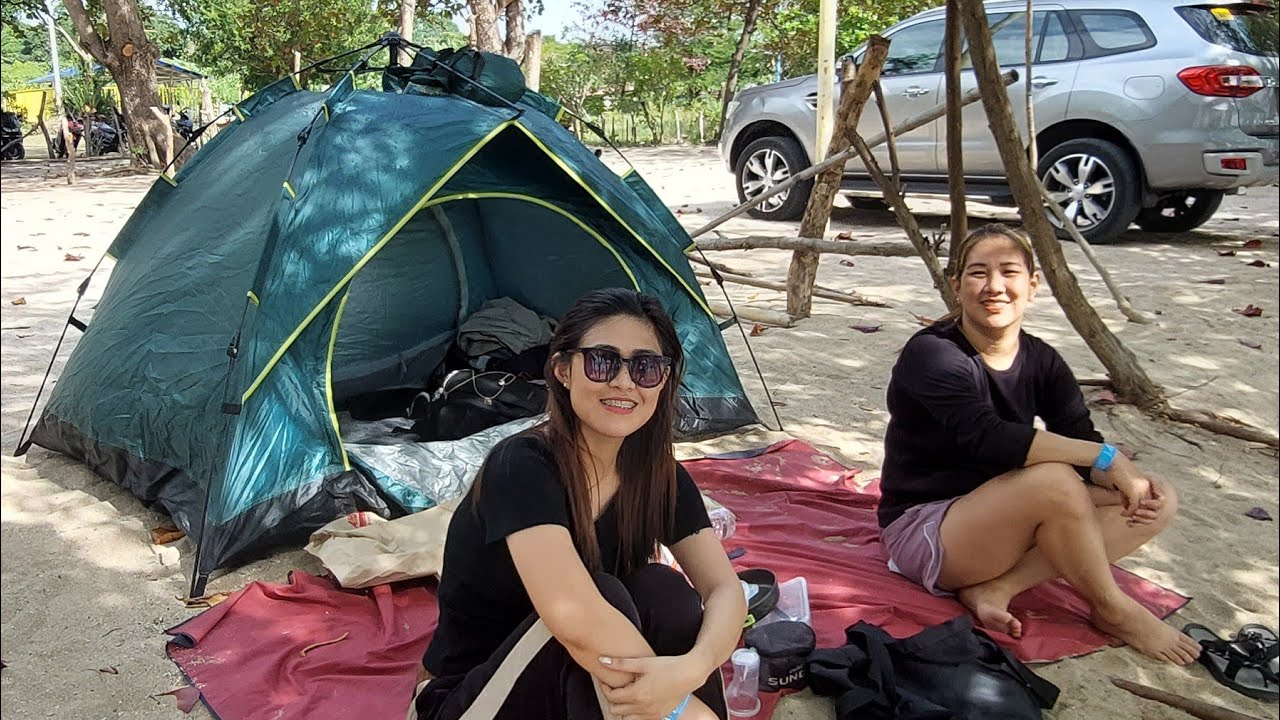 BEACH CAMPING @Calatagan Batangas @Edna's Beach and Campsite - YouTube