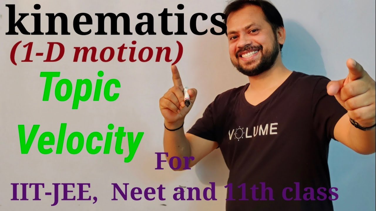 kinematics (velocity) part 4 - YouTube