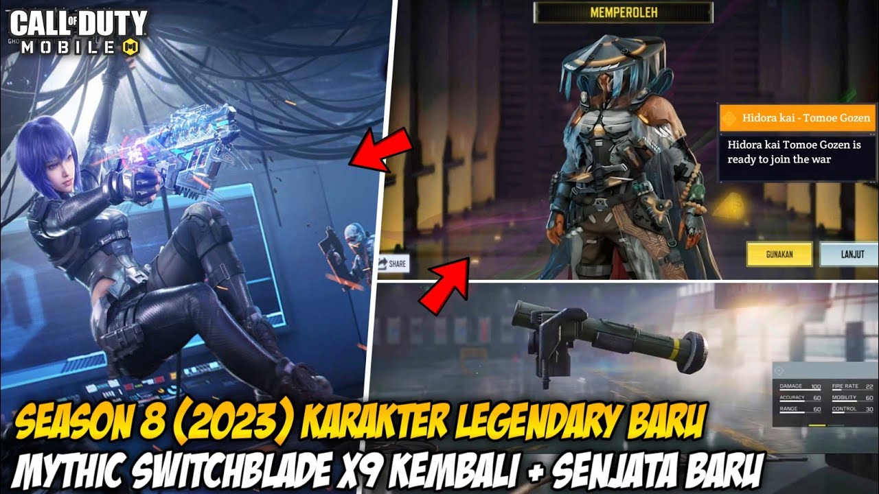 Season 8 (2023) karakter legendary baru & kembalinya mythic switchblade ...
