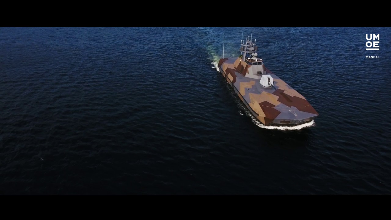 Skjold Class Corvette LCC from UMOE MANDAL - YouTube