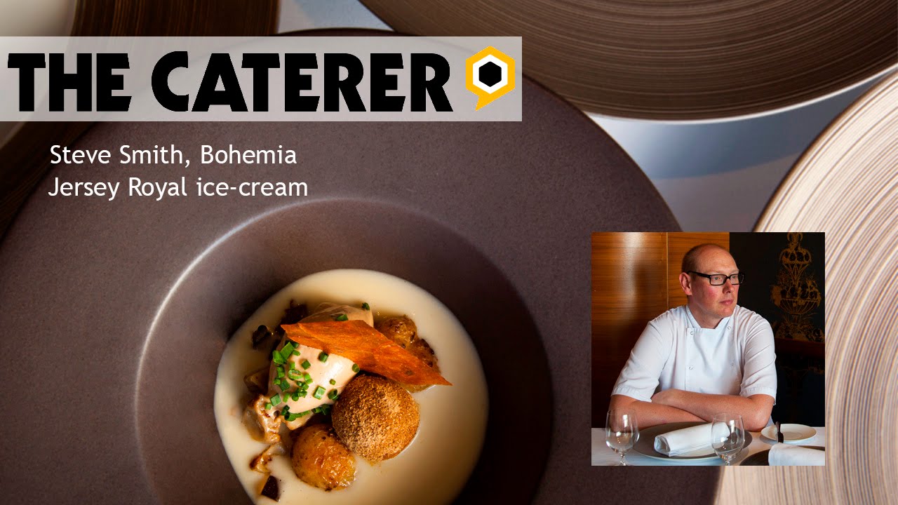 Steve Smith Chef masterclass: Jersey Royal ice-cream - YouTube