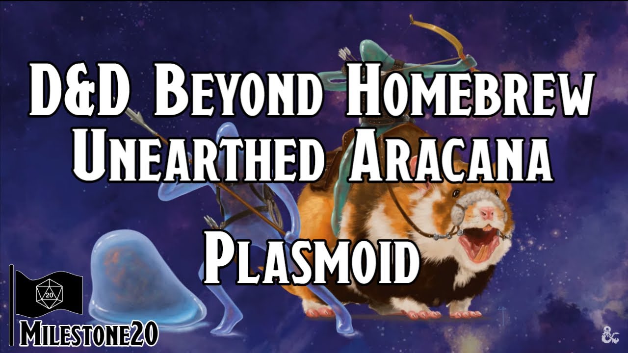 Plasmoid D&D Beyond Homebrew Spelljammer Travelers of the Multiverse UA ...