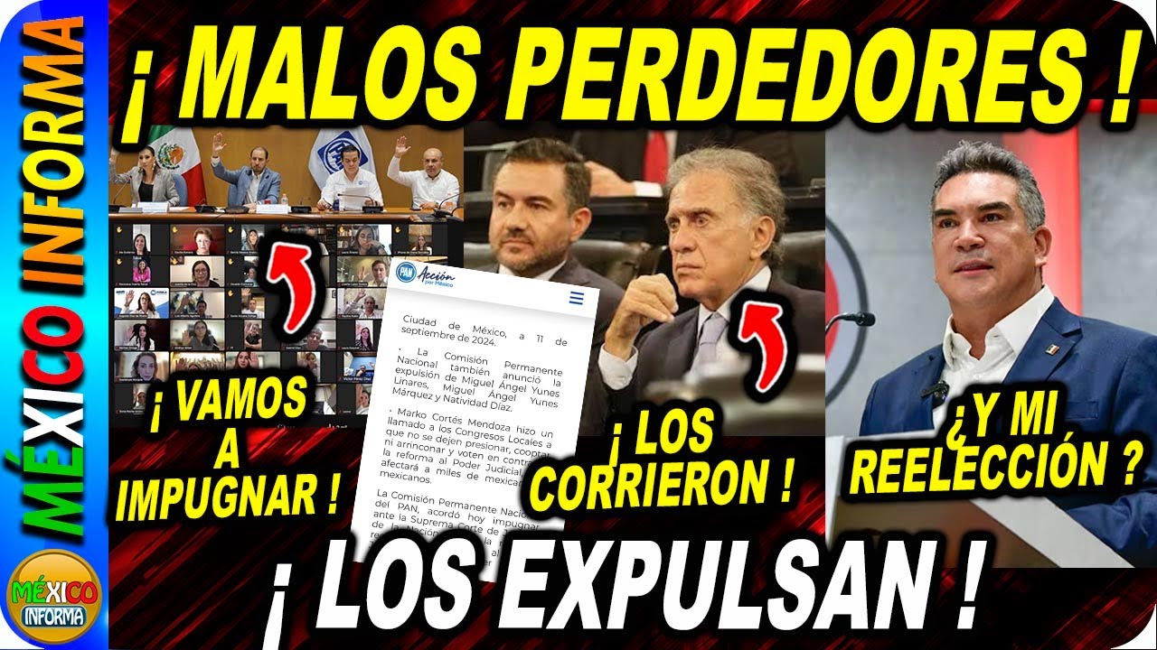 MALOS PERDEDORES: PANISTAS VAN A IMPUGNAR REFORMA. SE CONFIRMA ...