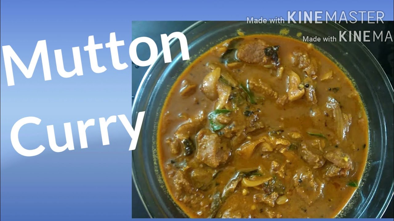 How To Make Tasty Mutton Curry # Nadan Mutton Curry - YouTube