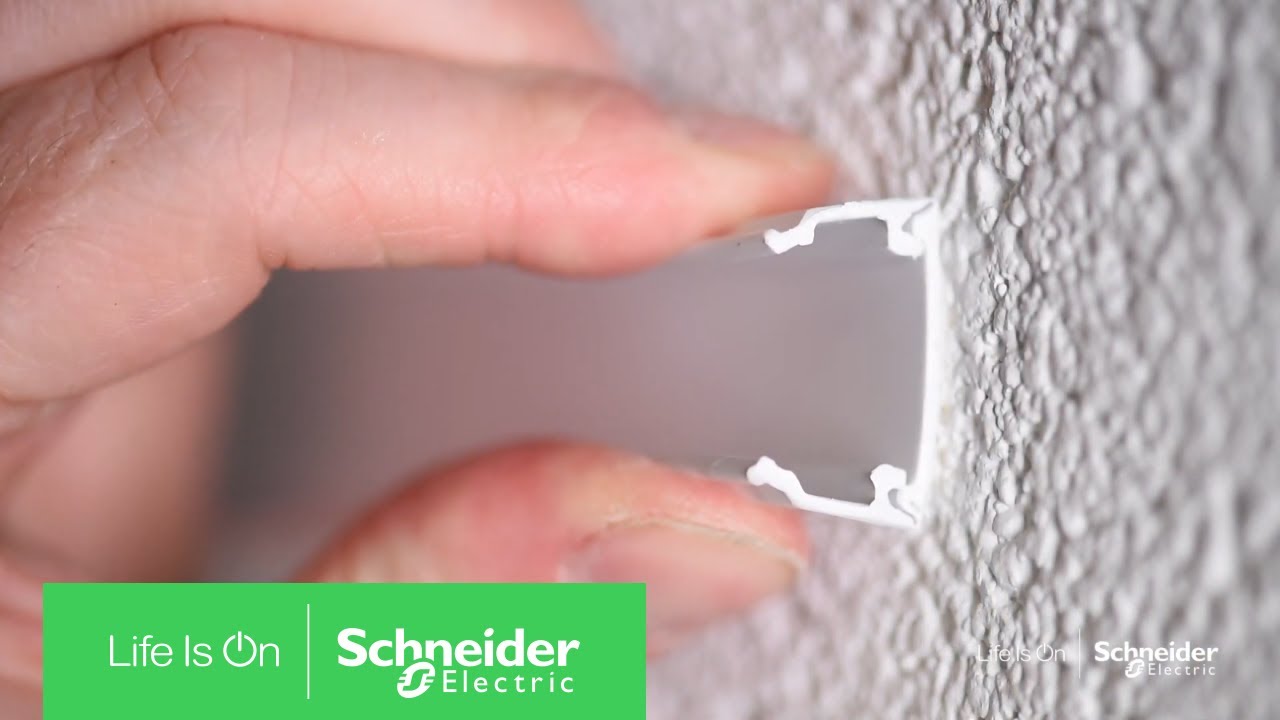How to Install Self Adhesive Coiled Mini Trunking 2 | Schneider ...