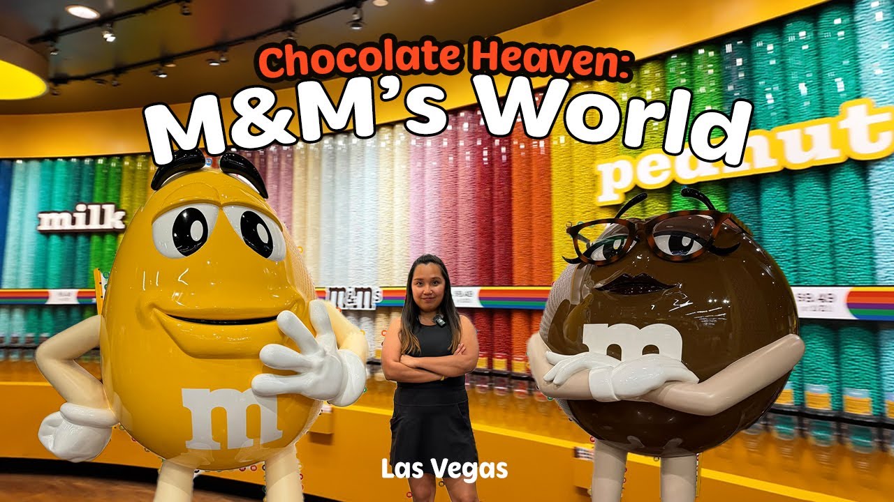 Chocolate Heaven: Inside the very FIRST M&M's store in the world | Las ...