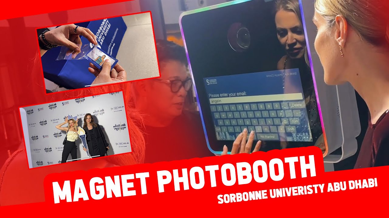 Custom Photo Booth Magnets in Dubai - YouTube