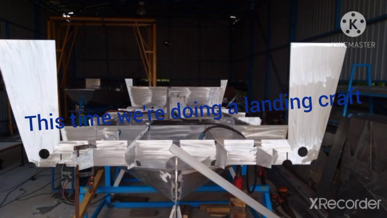 landing craft order and construction - YouTube