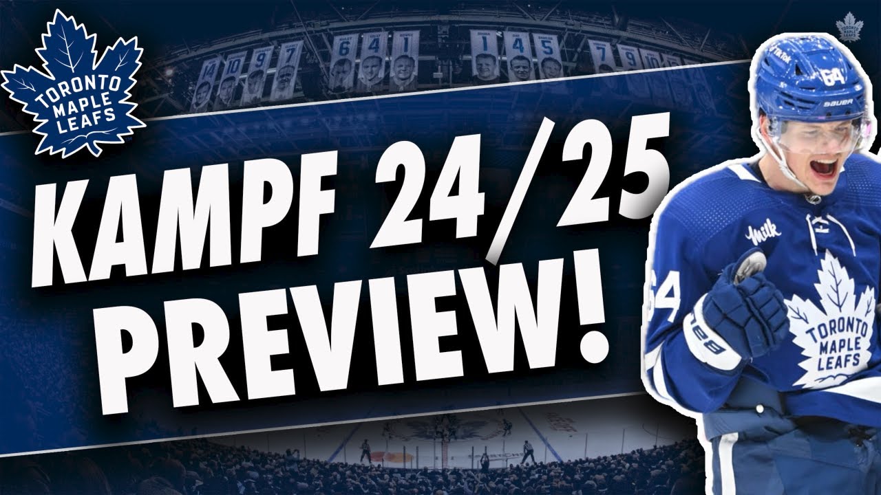 Maple Leafs 2024/25 Player Preview David Kampf! - YouTube