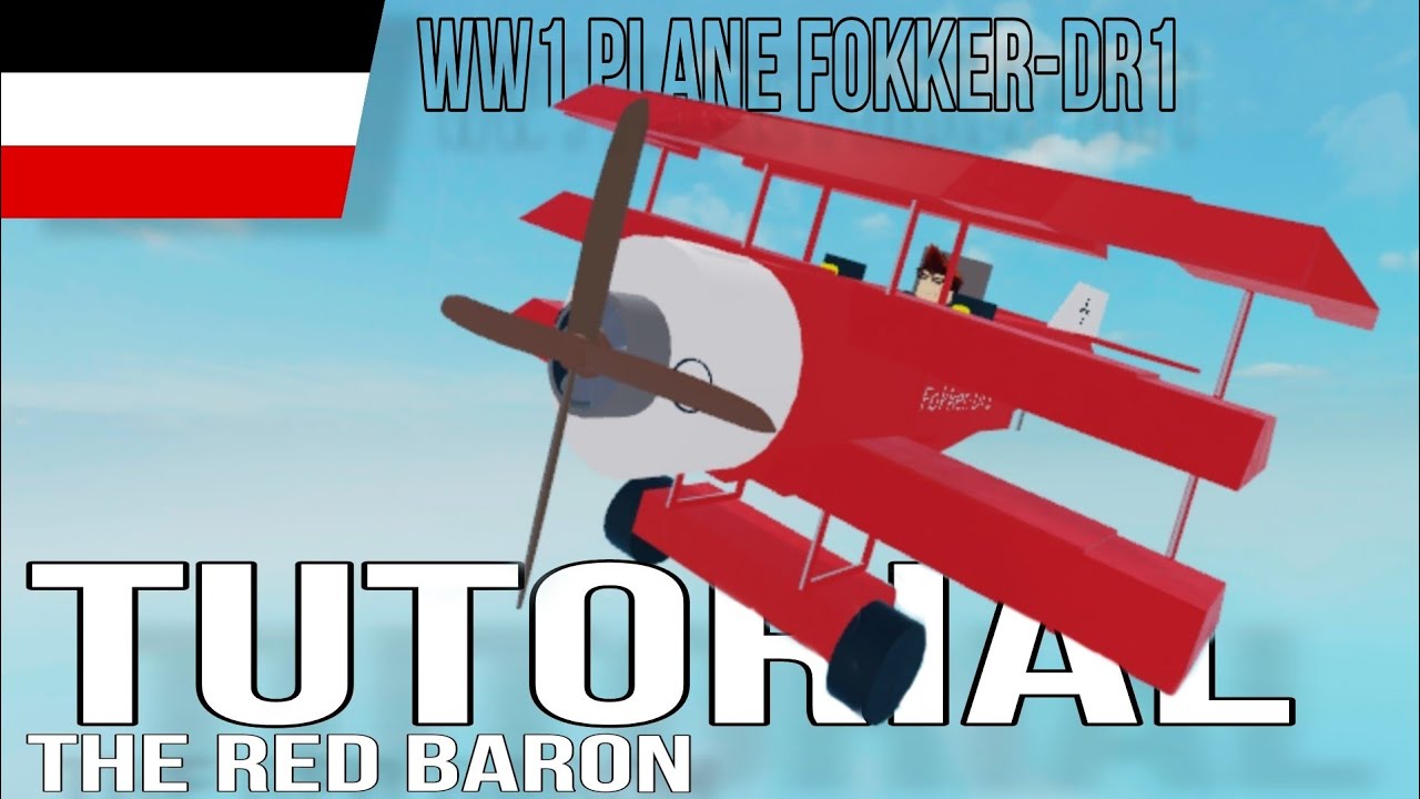 The Red Baron: Fokker-Dr1(Plane Crazy Tutorial) - YouTube