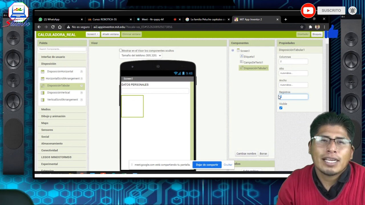APP INVENTOR DISEÑO CALCULADORA - YouTube
