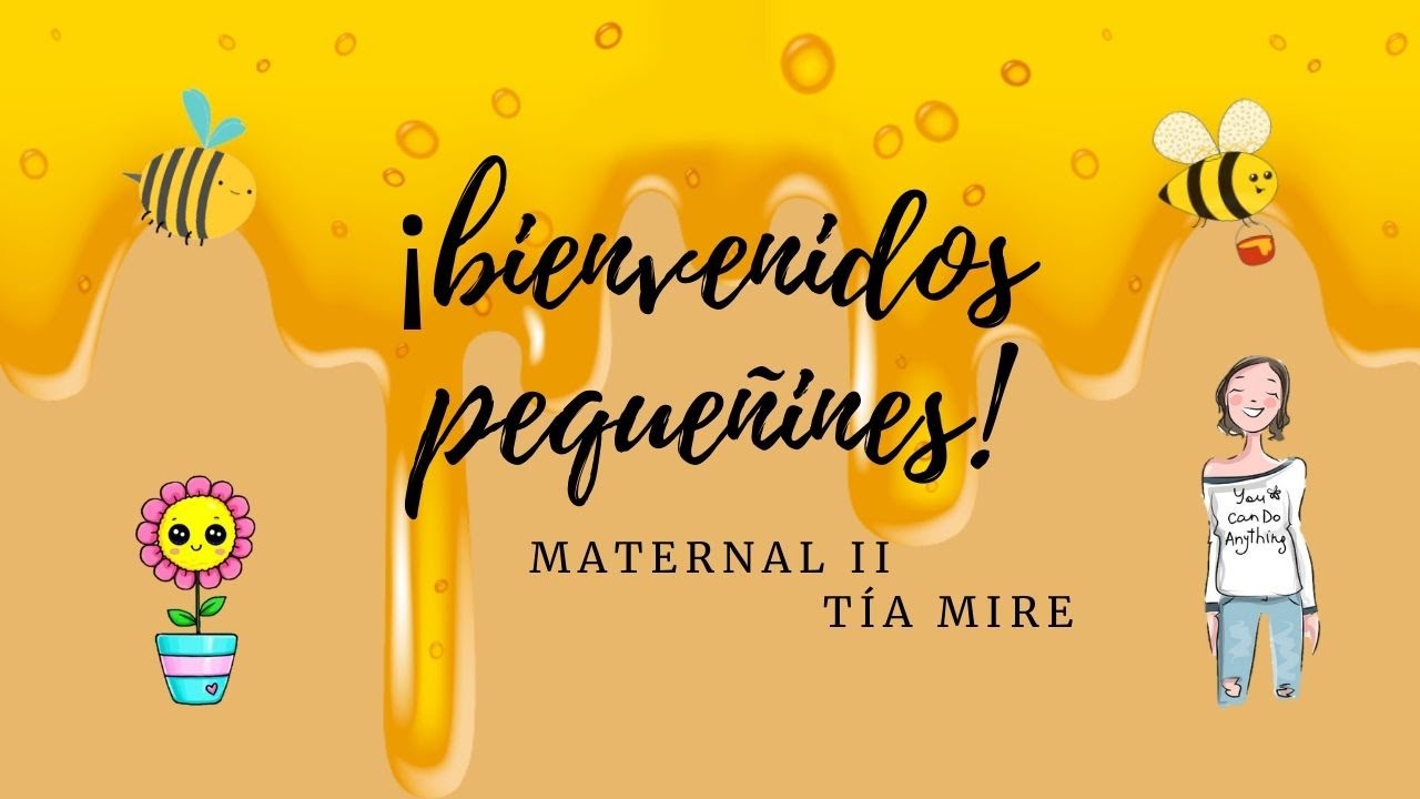 APRENDO MUCHAS RIMAS - LAS ABEJAS Y LA MIEL - MATERNAL II - TÍA MIRE ...