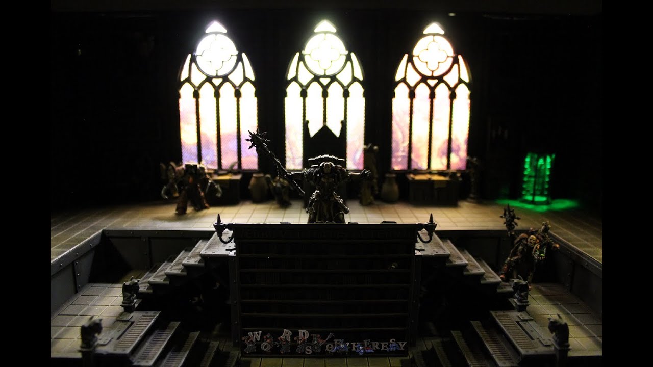 Lorgar Aurelian, Erebus & Kor Phaeron in Library Diorama - Lorgari ...