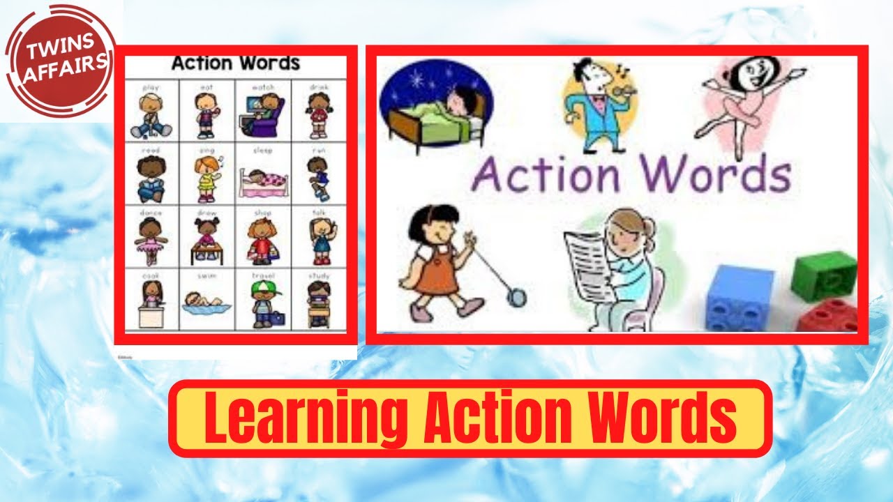Learning Action Words | English Language | - YouTube