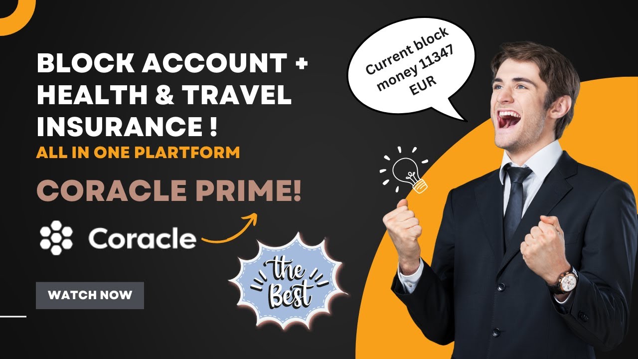 How to open Block account, Health & Travel Insurance with Coracle Prime #coracle - YouTube
