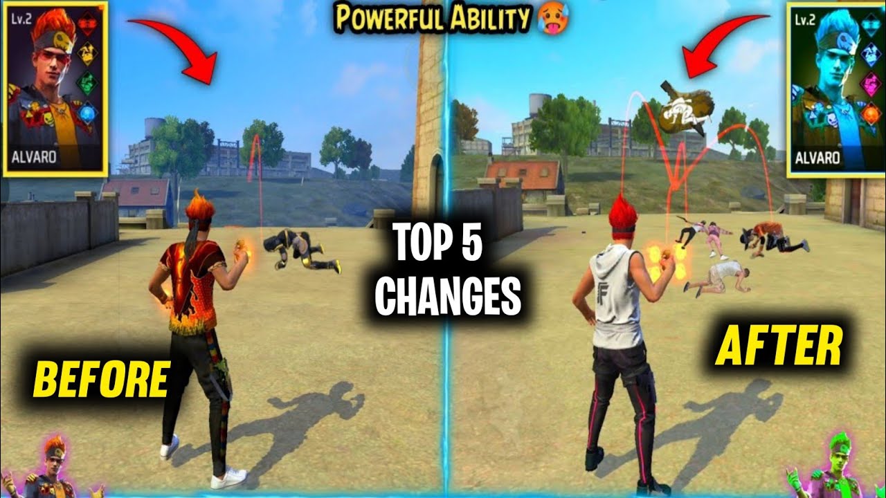 ELITE ALVARO CHARACTER NEW POWER FREEFIRE |ELITE ALVARO ABILITY TEST ...