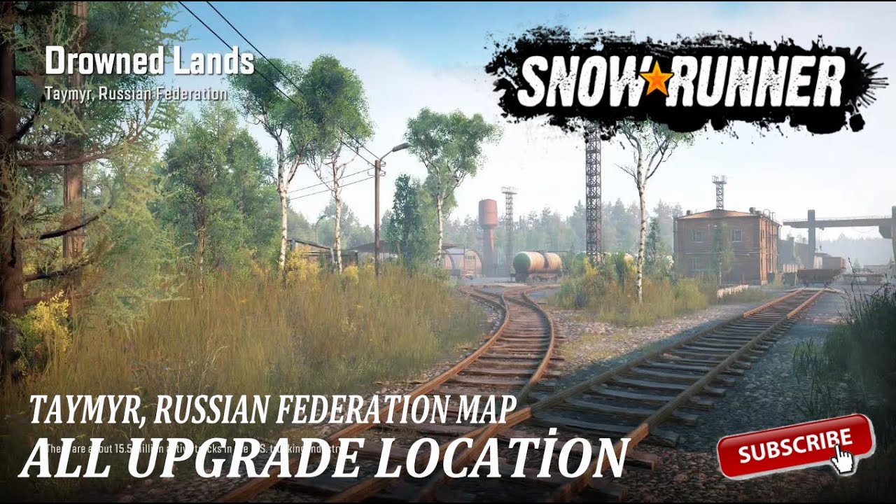 Snow Runner All Upgrade Locations Taymyr Russian Federation - YouTube