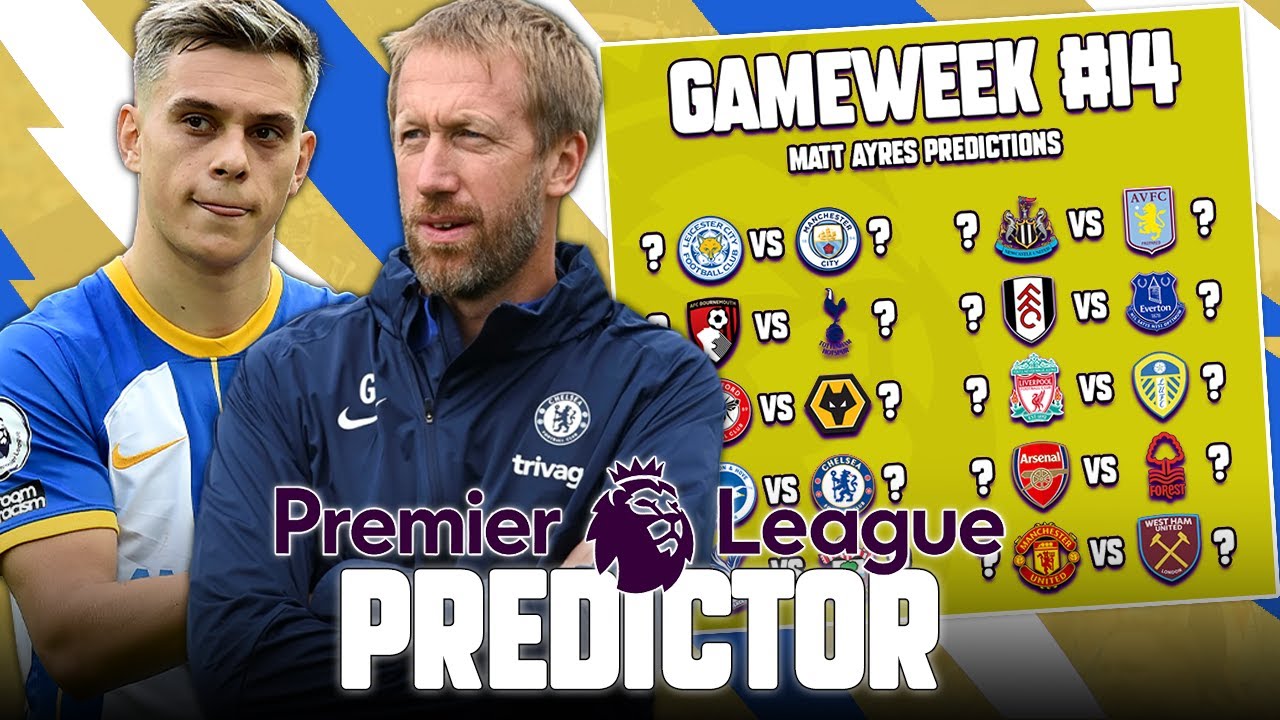 Premier League Predictor | Gameweek #14 - YouTube