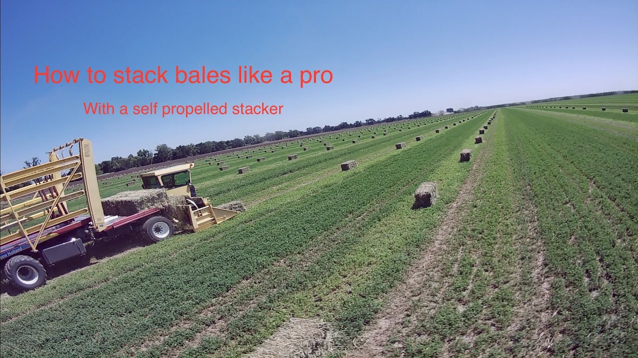 How to stack bales like a pro - YouTube