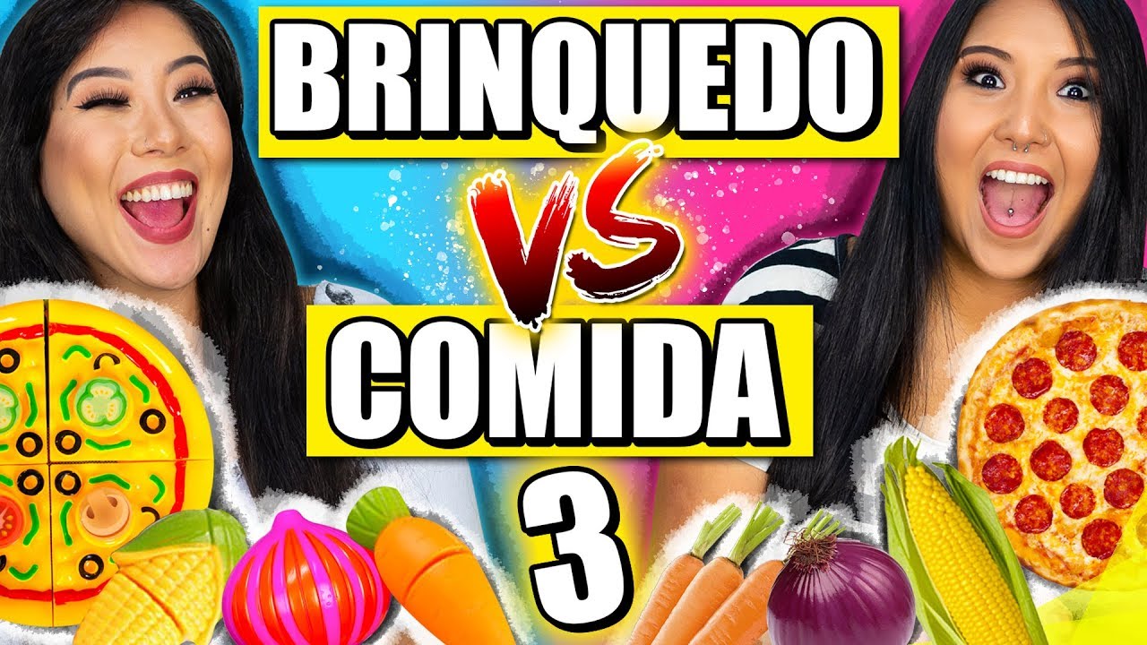 COMIDA DE MENTIRA VS COMIDA DE VERDADE 3! - Desafio| Blog das irmãs ...