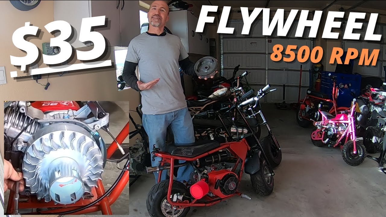 Predator 224 gets a cast aluminum flywheel - YouTube