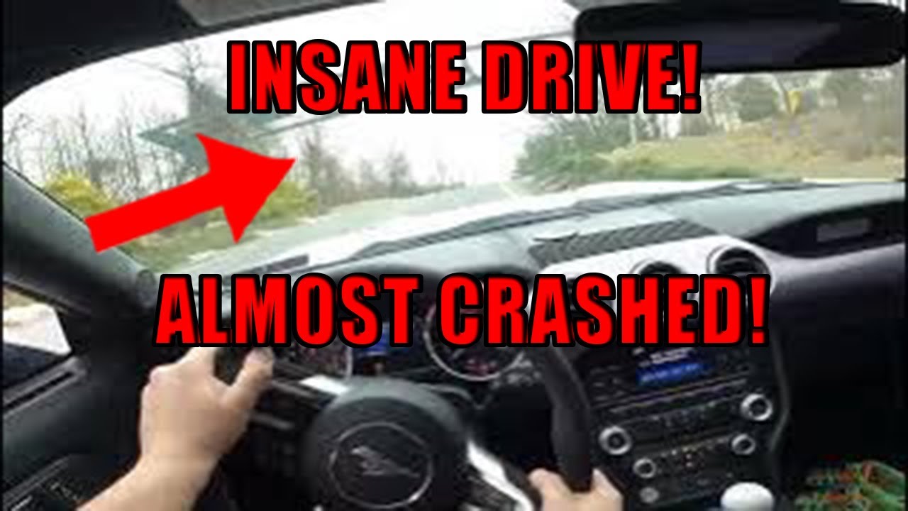 INSANE MUSTANG POV BACKROAD DRIVE! (almost crashed) - YouTube