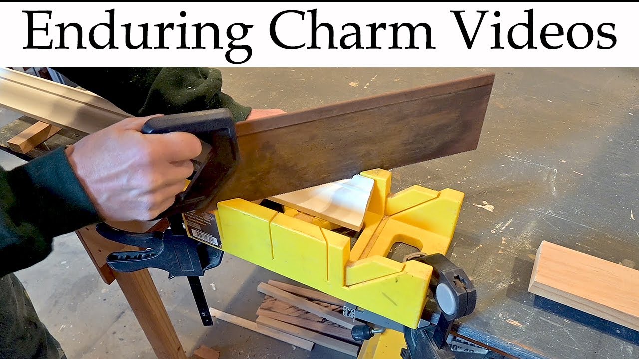 Coping Crown Moulding With No Power Tools! - YouTube