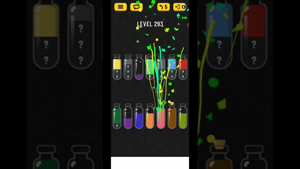 Soda Sort Water Color Puzzle Level 293 Gameplay - YouTube