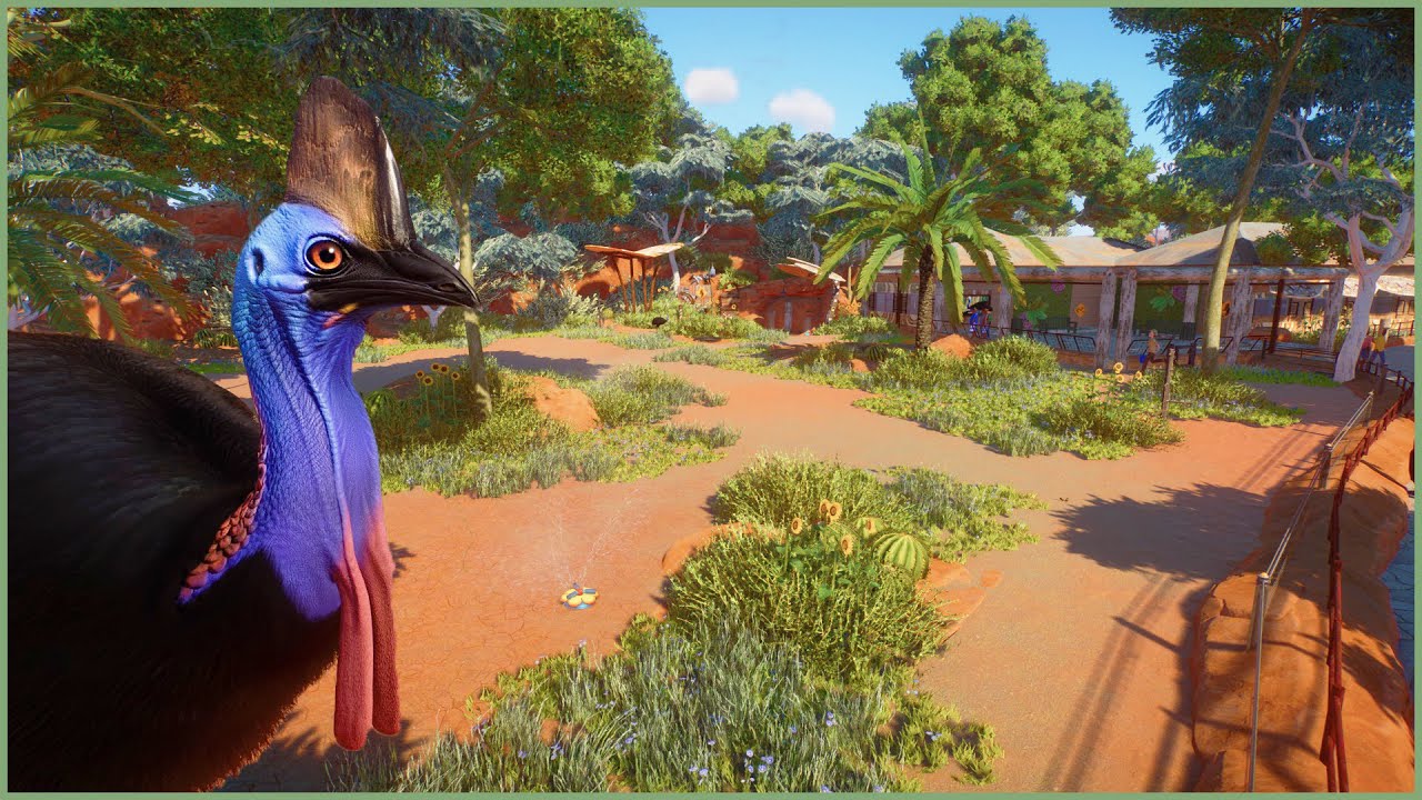 🦤Cassowary habitat & reptile cave | Rudania Zoo | Planet Zoo ...