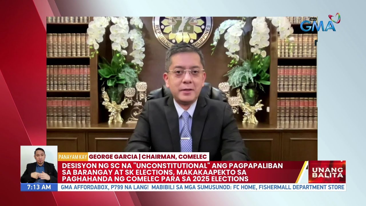 Panayam kay George Garcia, Chairman, COMELEC (June 30, 2023) | UB - YouTube