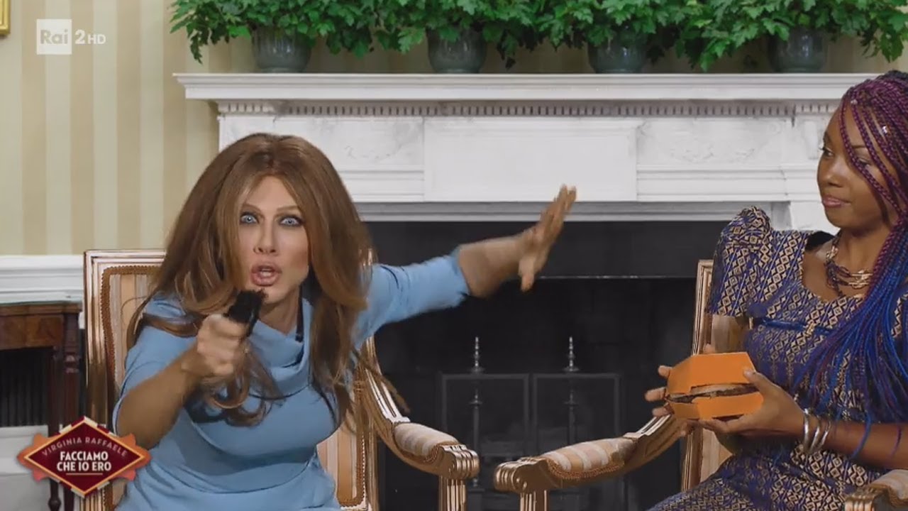 'Melania Trump' saluta il popolo nigeriano - Virginia Raffaele ...